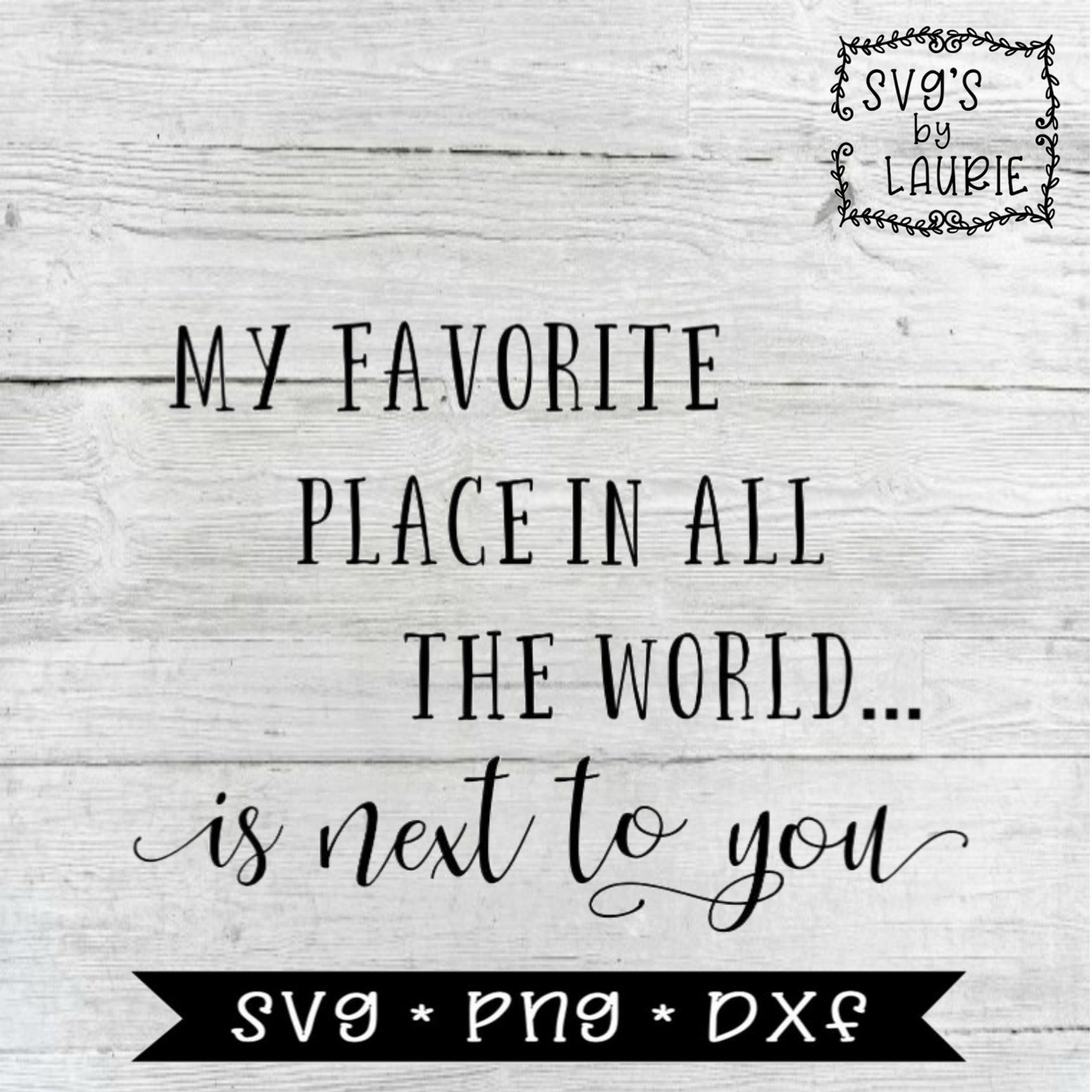 My Favorite Place in the World SVG Above the Bed SVG Next - Etsy