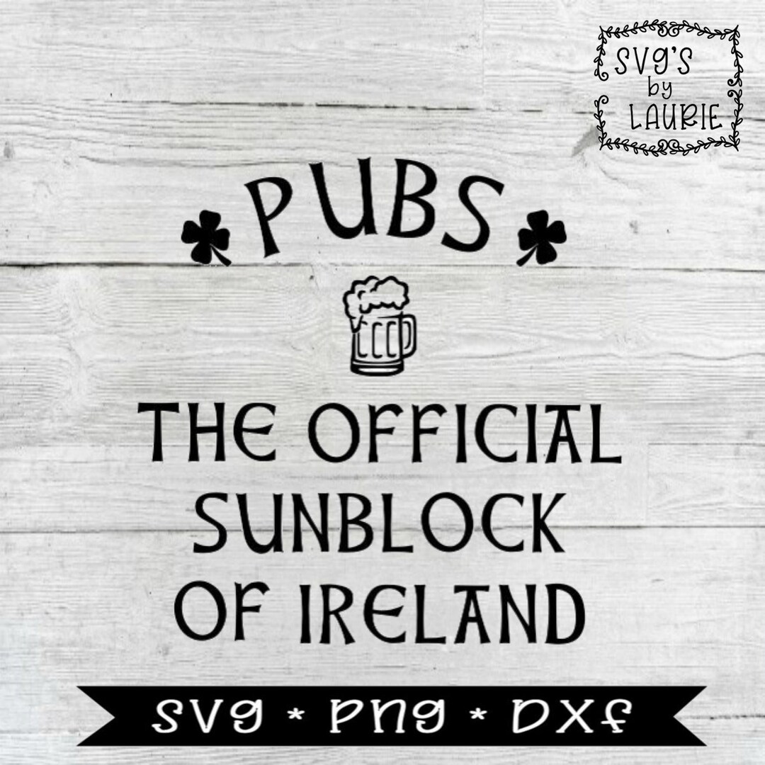 Irish Pub SVG Irish SVG Summer SVG Shamrock Svg Funny - Etsy
