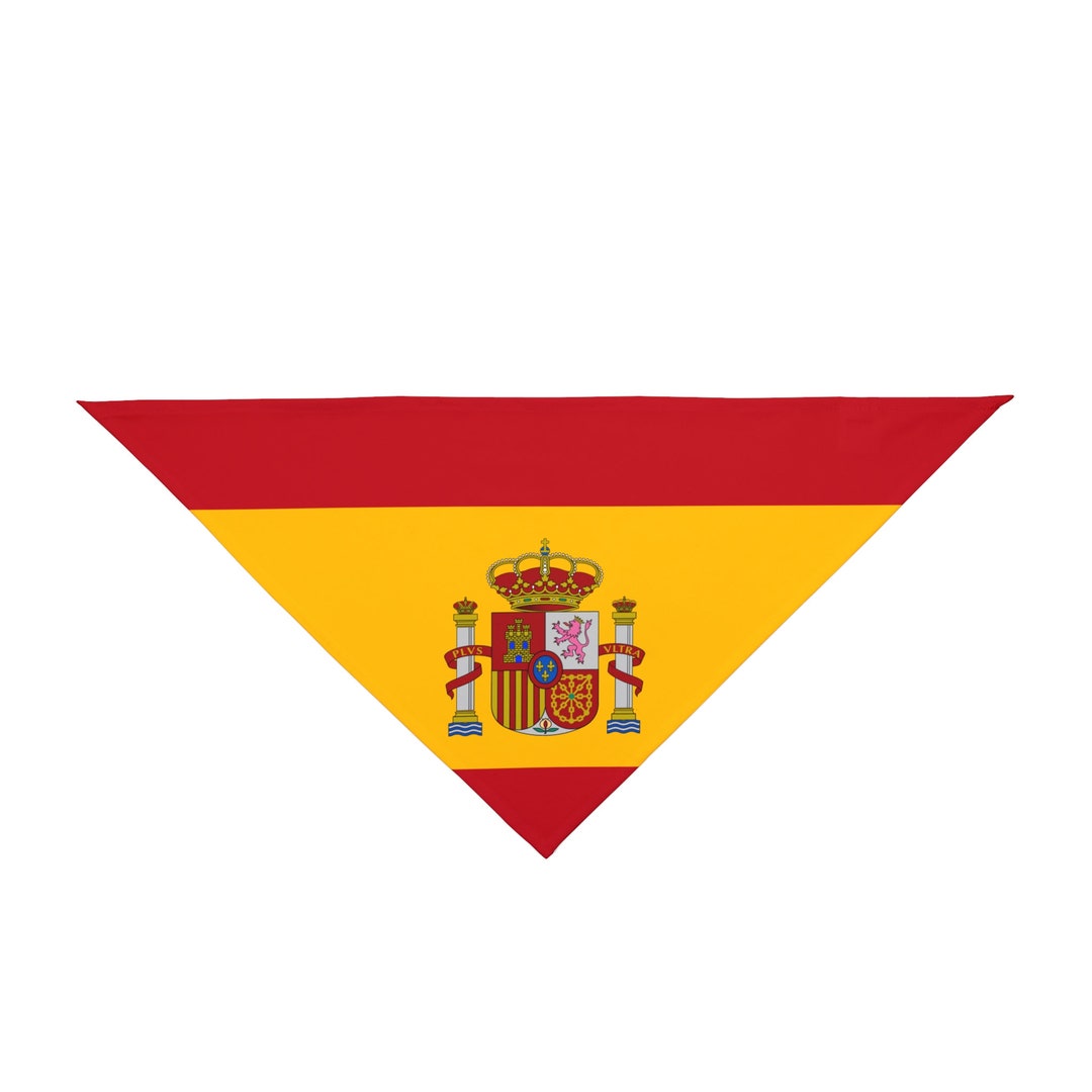 Tie up Pet Bandana: Spanish Flag / the Colours of Spain - Stylish ...