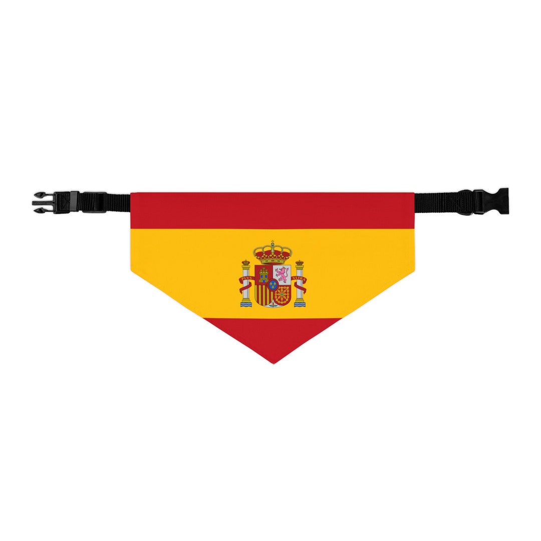 Dog Bandana Collar: Spanish Flag / the Colours of Spain - Stylish and ...