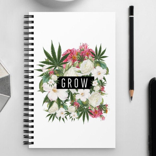 Marijuana Notebook - Etsy