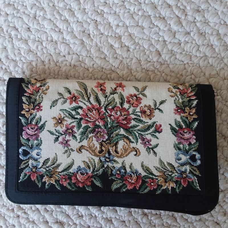 Needlepoint Clutch - Etsy