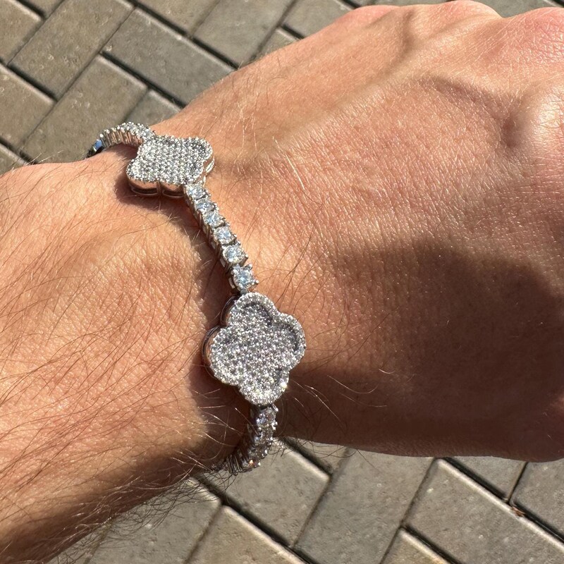 Bracelet Van Cleef Clover - Etsy