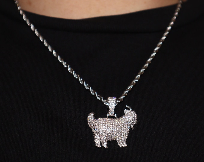 Tiny Goat Pendant / Necklace - Etsy Canada