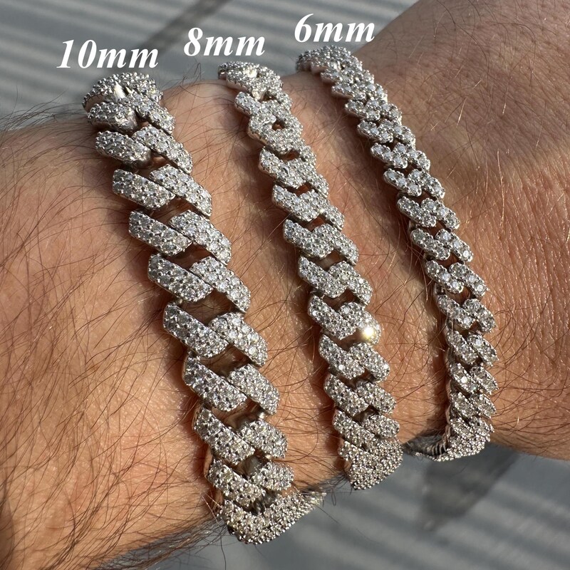 Vvs Cuban Link Chain 6mm - Etsy