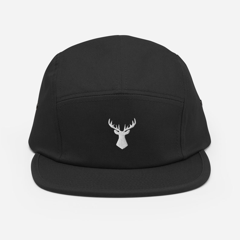 Deer Hunting Cap, Buck Flat Bill Cap, Whitetail Logo Hat - Etsy