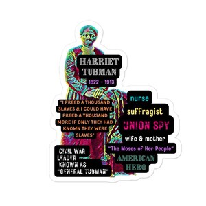 History Themed Sticker, Vinyl Sticker Sheet, American History Stickers ...
