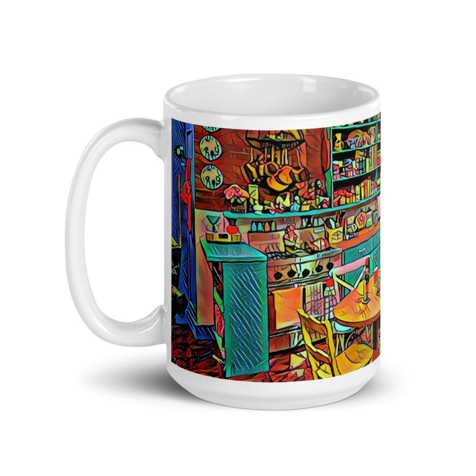 Monica's Kitchen Ceramic Mug, 1990s Nostalgia, TV Show Gift - Etsy