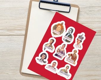 History Themed Sticker, Vinyl Sticker Sheet, American History Stickers ...