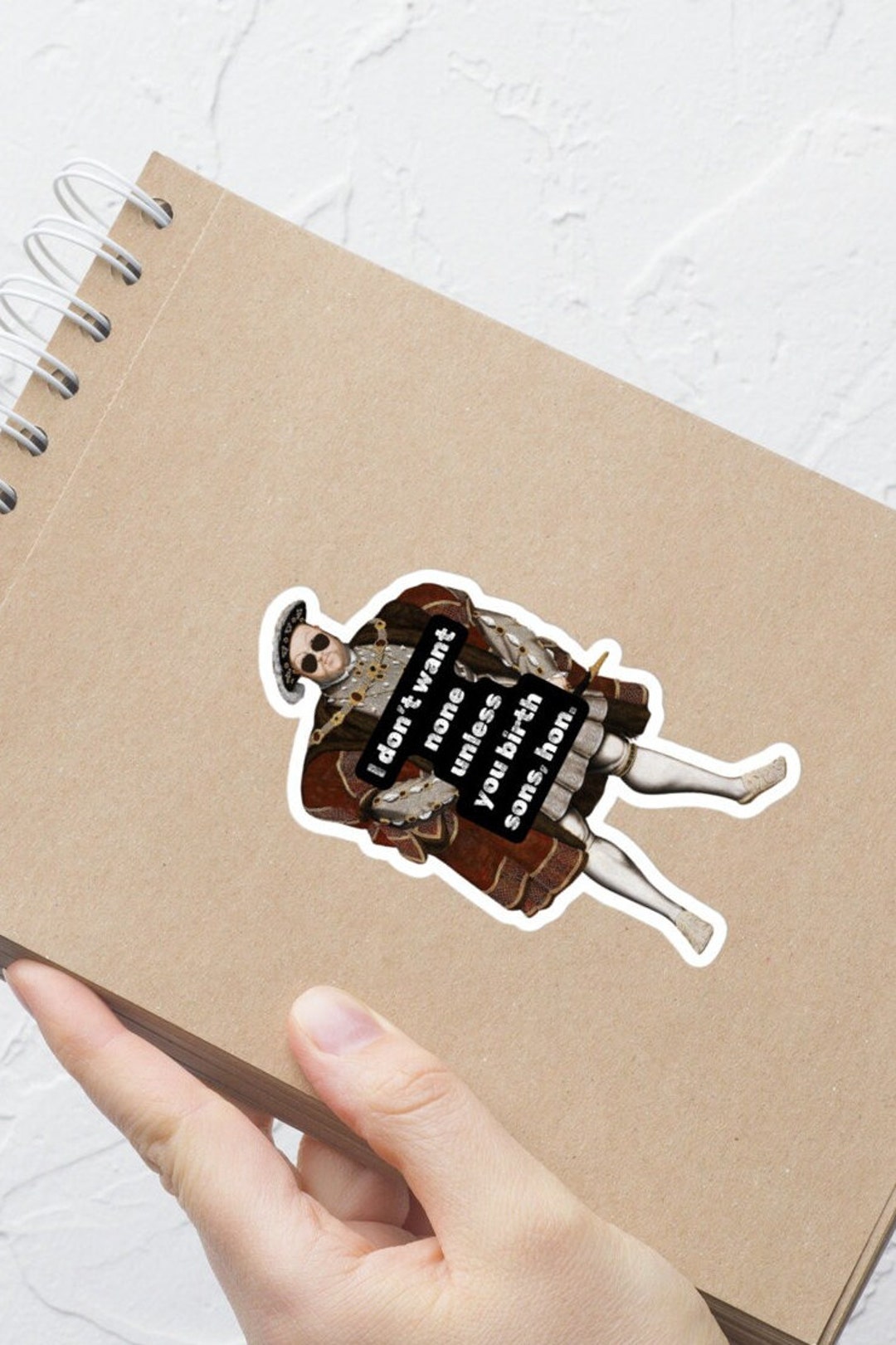 Funny History Sticker | Henry VIII History Joke Sticker | Lady Killer ...