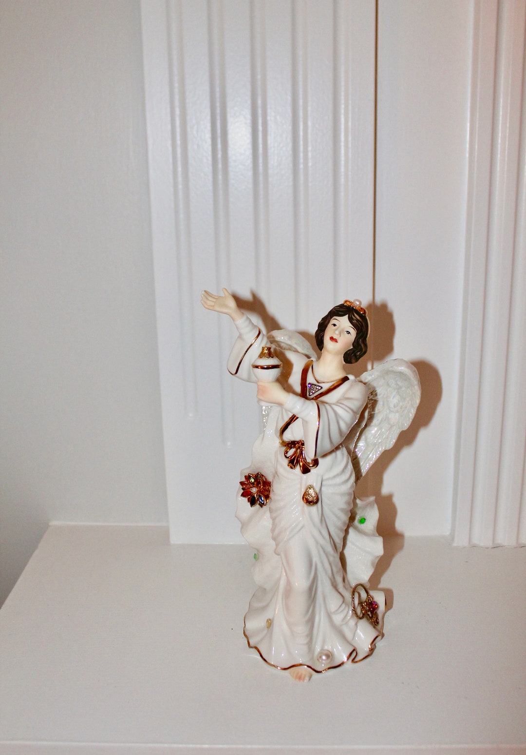 Figurine / Statuette en porcelaine OWell Angel The Pearl Rainbow ...