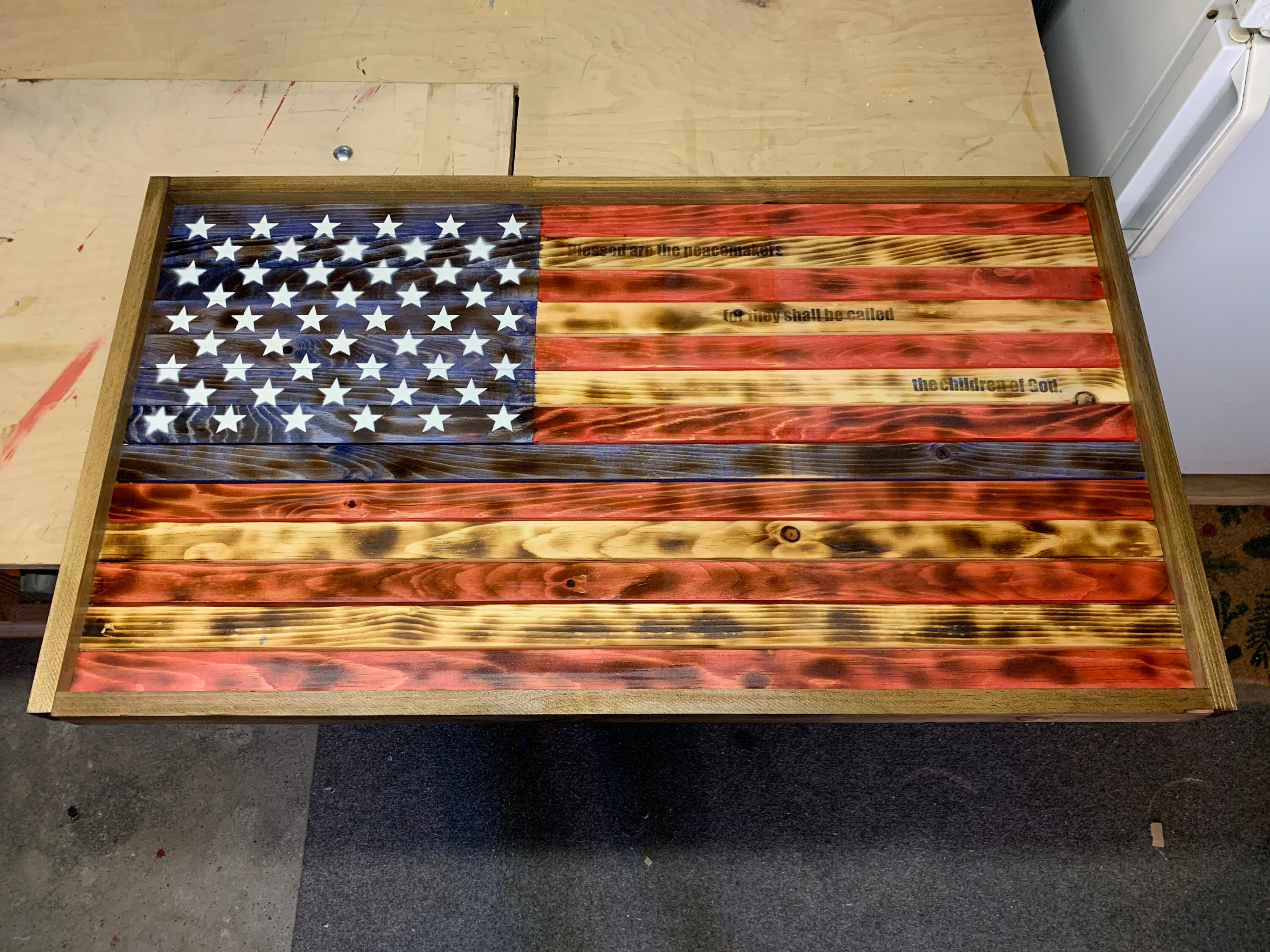 Handmade Custom Wood Flags - Etsy