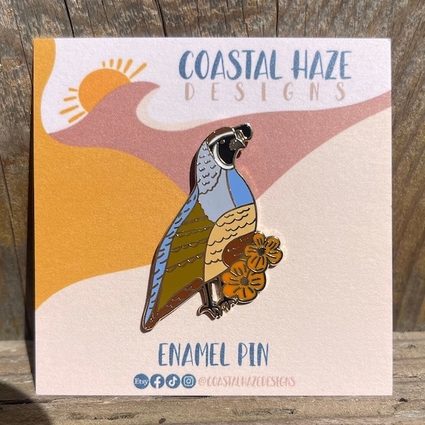 Bird Enamel Pin - Etsy