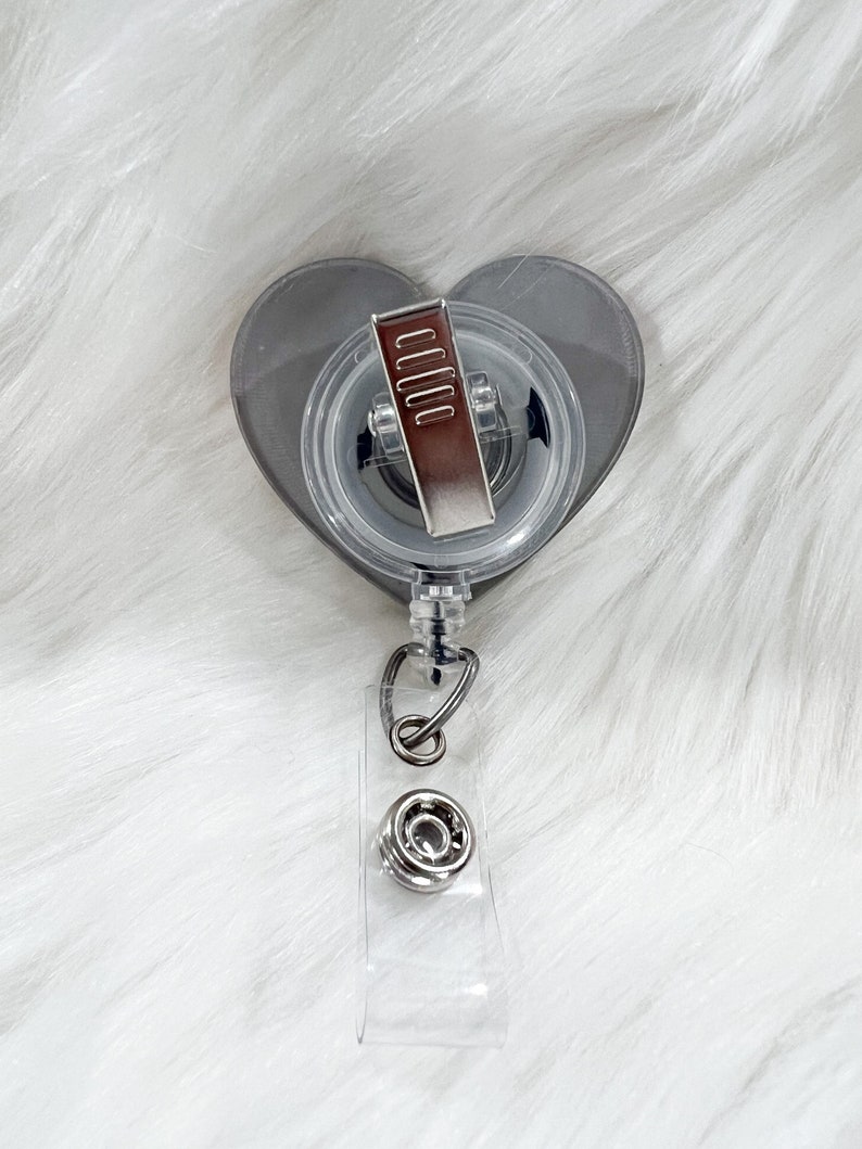 Rainbow Heartbeat Badge Reel, EKG Heart, Nurse Doctor ID Holder - Etsy