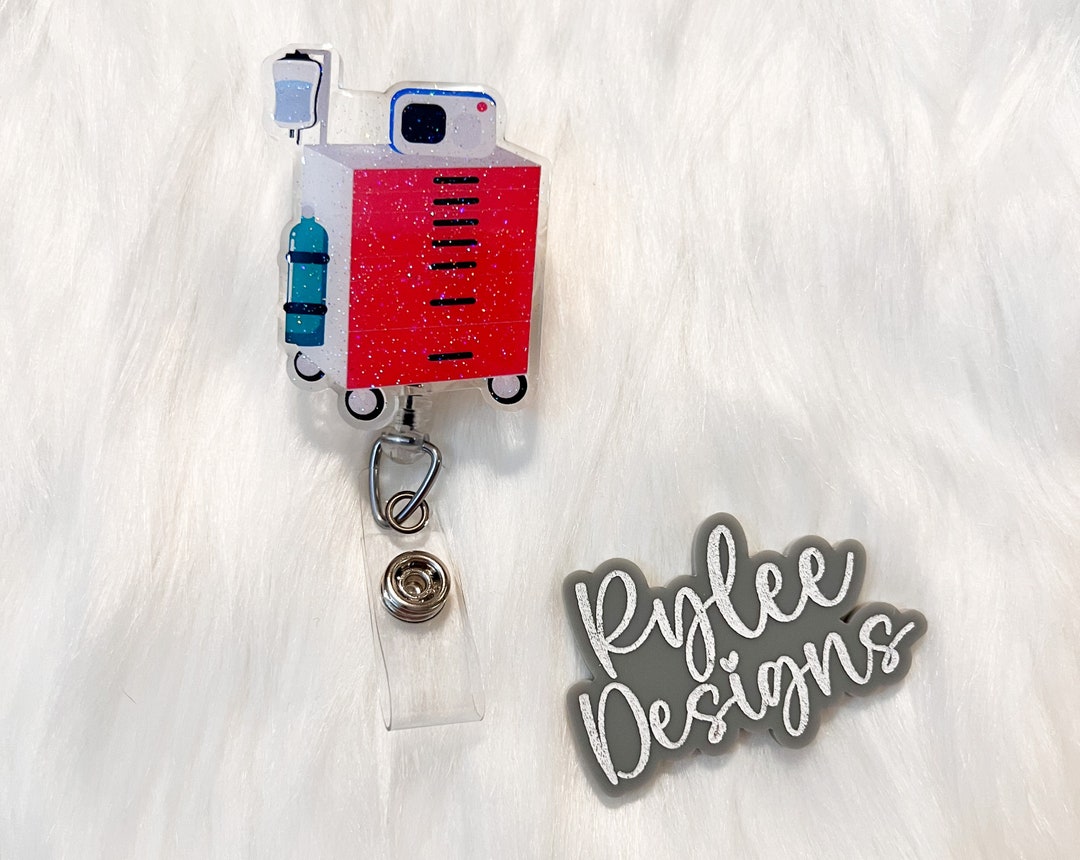 Crash Cart Badge Reel, ER Nurse ID Holder, Medical Gift - Etsy
