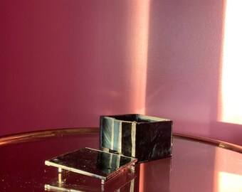 Glass Box Black - Etsy