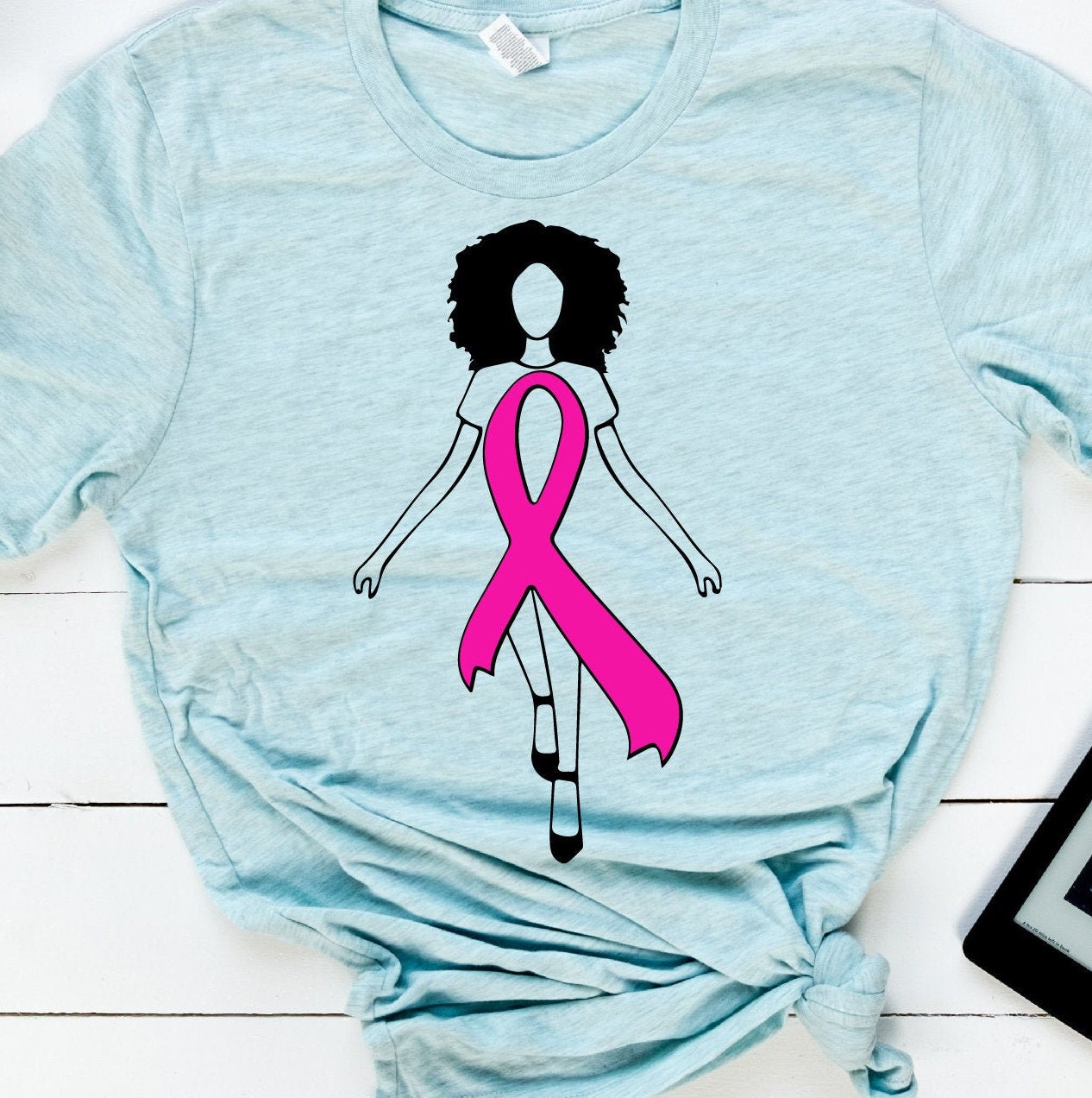 Survivor svg Pink Ribbon svg Queen clipart African American | Etsy