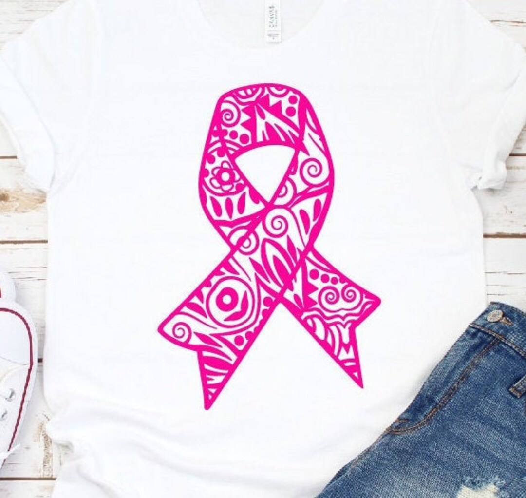 Survivor Svg,awareness Ribbon Svg, Mandala Awareness Ribbon Svg ...