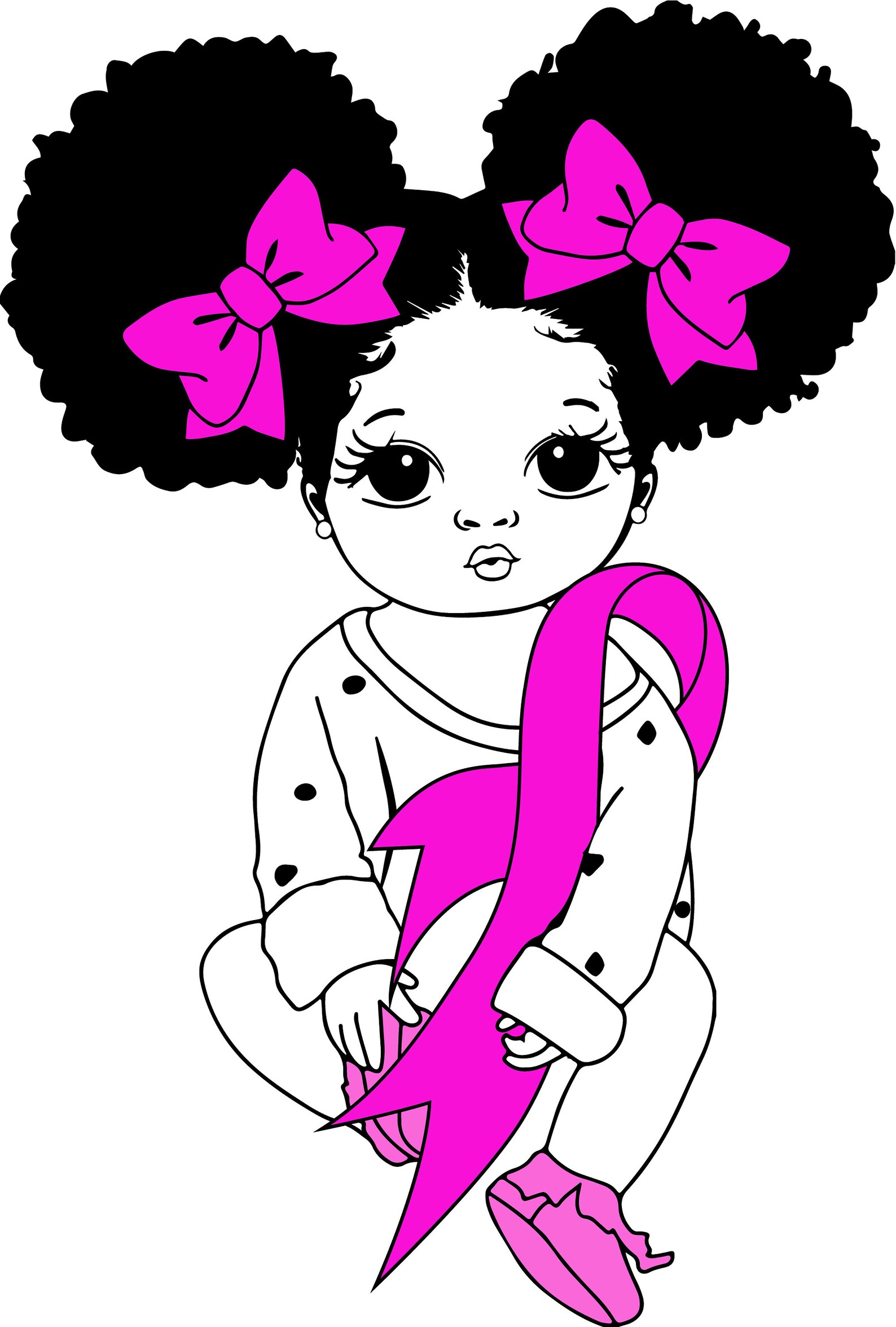 Survivor Svg Pink Ribbon Svg Queen Clipart African American | Etsy
