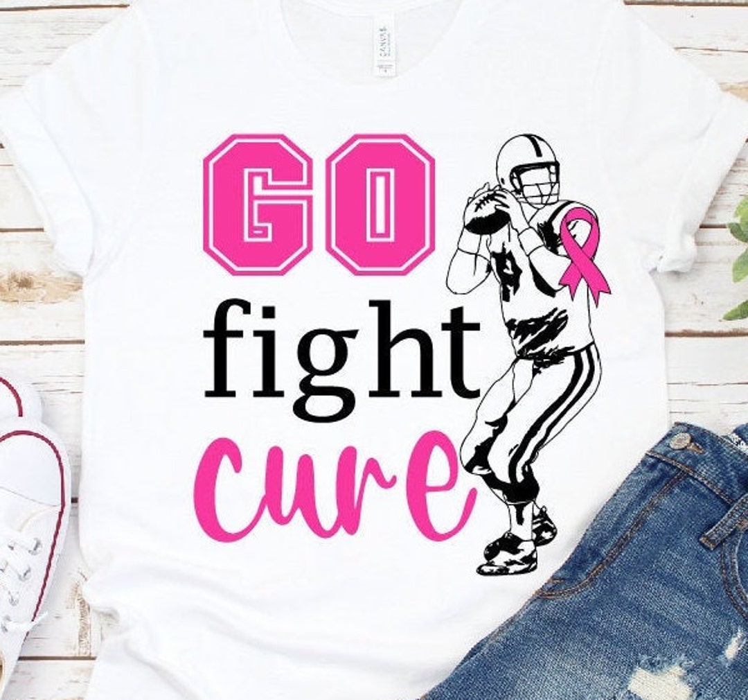 Breast Cancer Svg Tackle Cancer Svg Pink Ribbon Svg Football Tackle ...