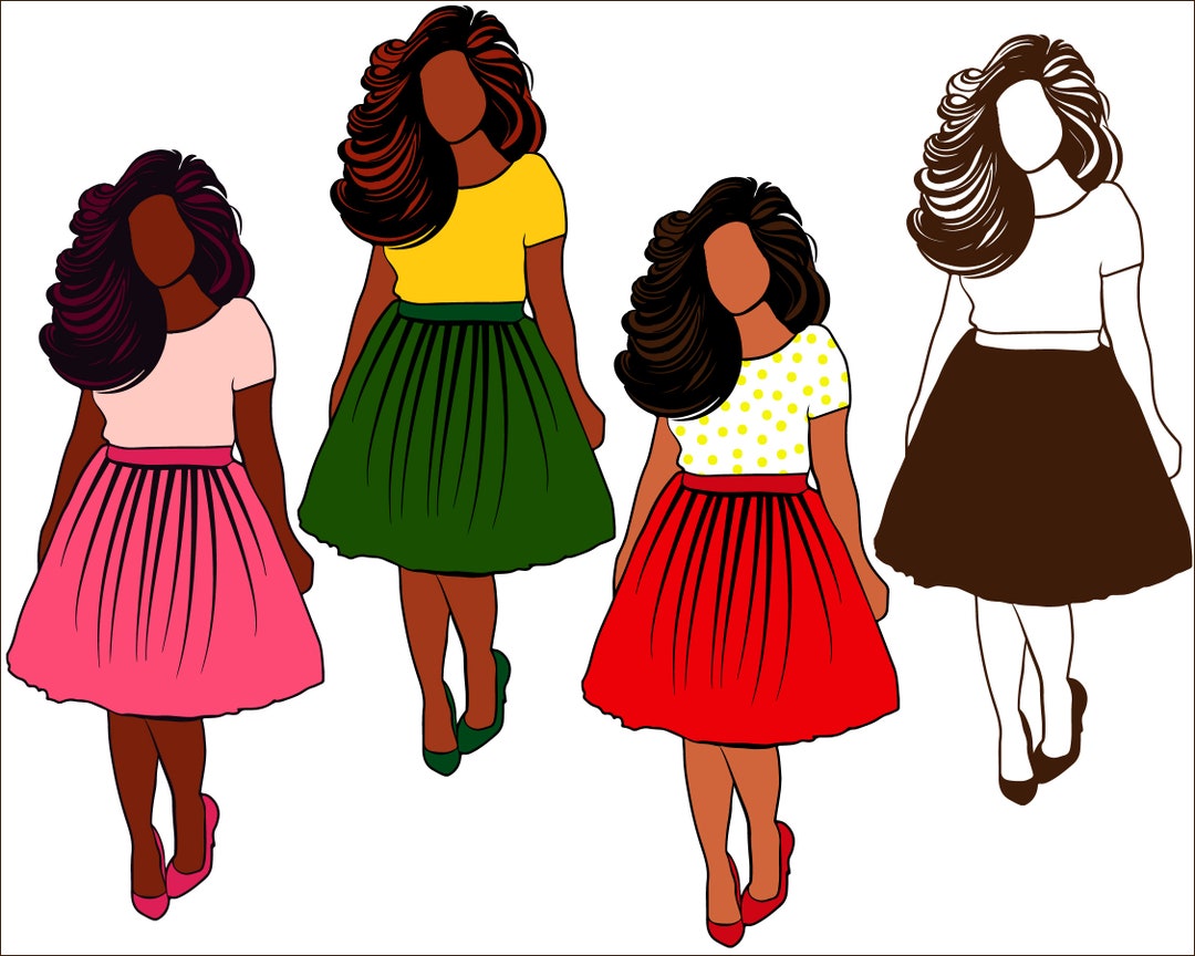 Woman Bundle Svg, Curvy Girl Svg Thick Woman Svg BBW Art Svg Curvy ...