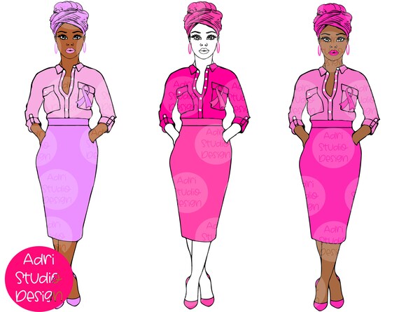 Survivor Svg Pink Ribbon Svg Queen Clipart African American | Etsy