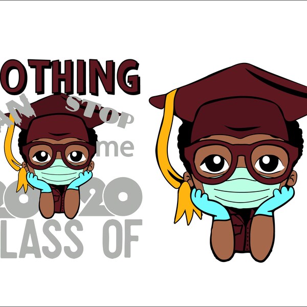 2020 Face Mask Graduation Party Svg - Etsy