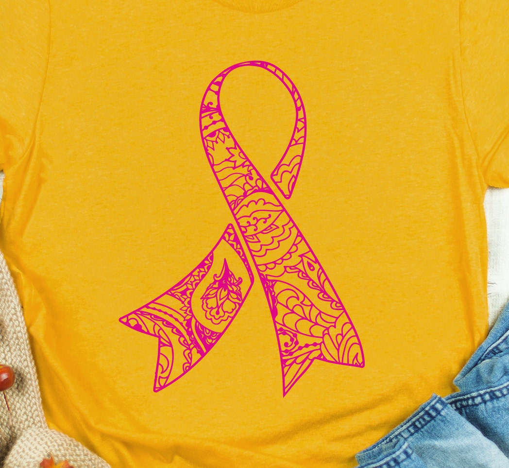Survivor Svgawareness Ribbon Svg Mandala Awareness Ribbon | Etsy
