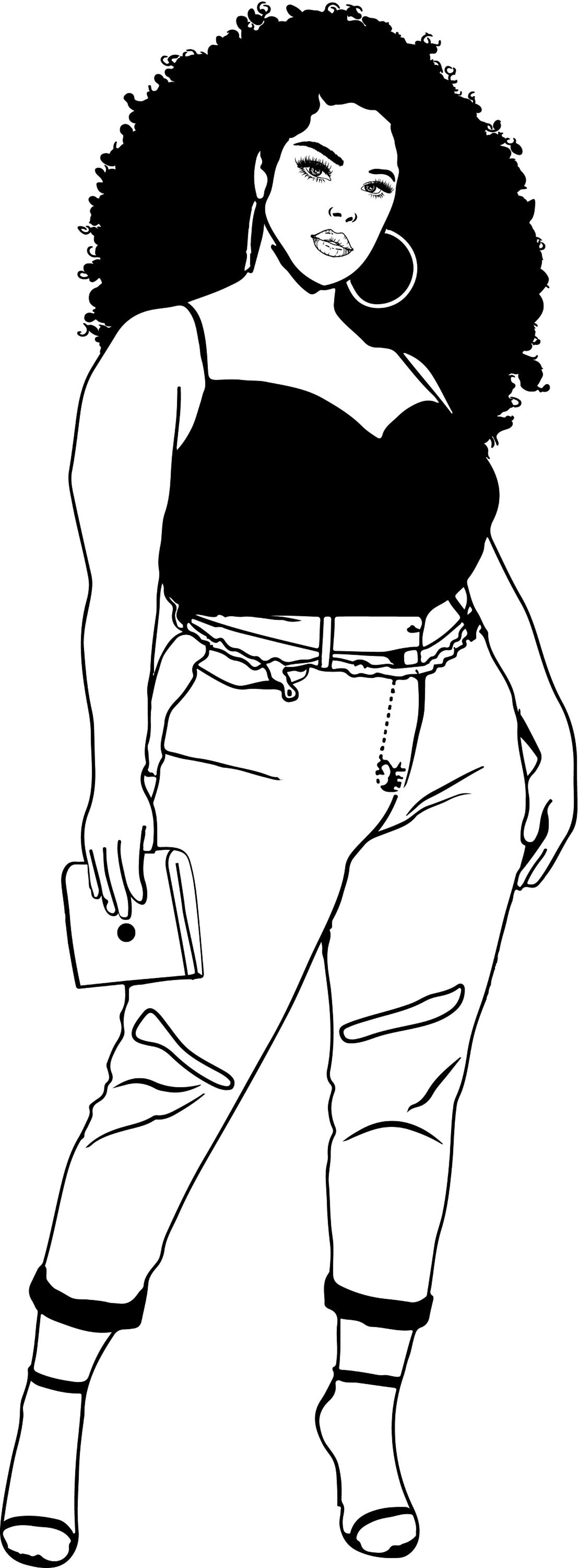 Woman Bundle Svg Curvy Girl Svg Thick Woman Svg BBW Art | Etsy