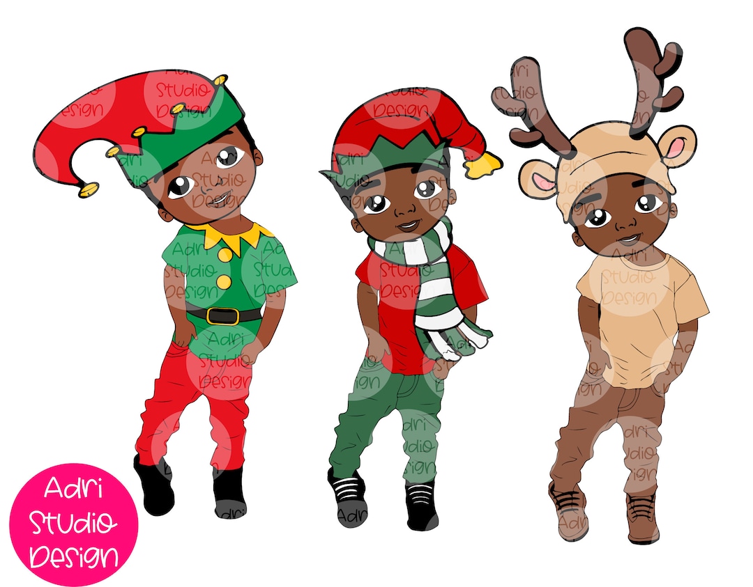 Christmas Svg, Elf Svg, Black Elf Svg, Natural Elf Svg, Merry Christmas ...