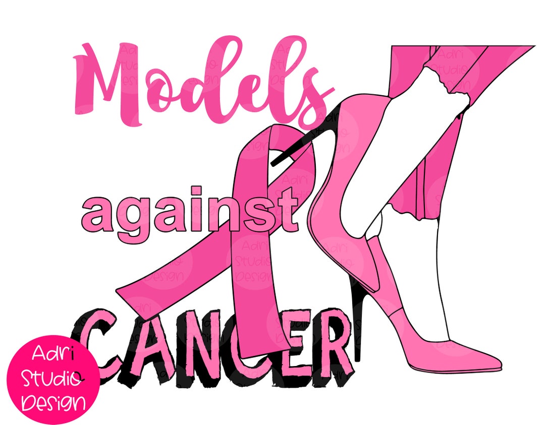 High Heels, Pink Ribbon Svg, Crush Cancer Svg African American Cancer ...