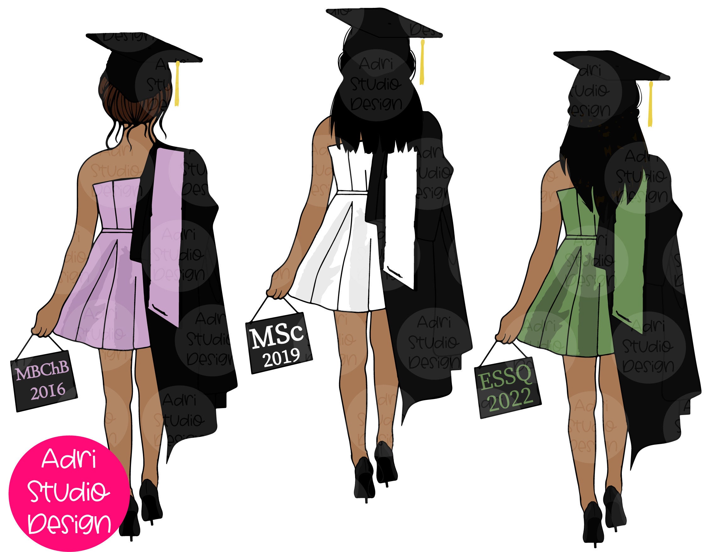 Afro Woman SVG Black Woman SVG Sorority svg Graduation svg - Etsy México