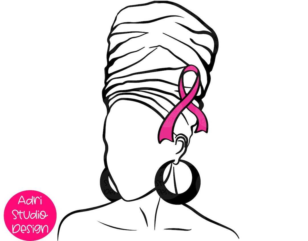 Survivor Svg, Pink Ribbon Svg, Queen Clipart African American Png Dxf ...