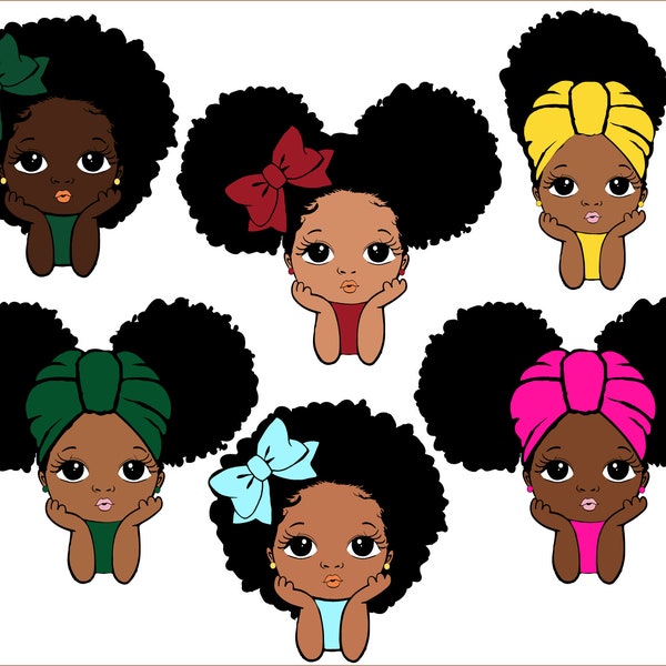 Afro Princess Svg - Etsy