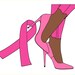 High Heels, Pink Ribbon Svg, Crush Cancer Svg African American Pink ...