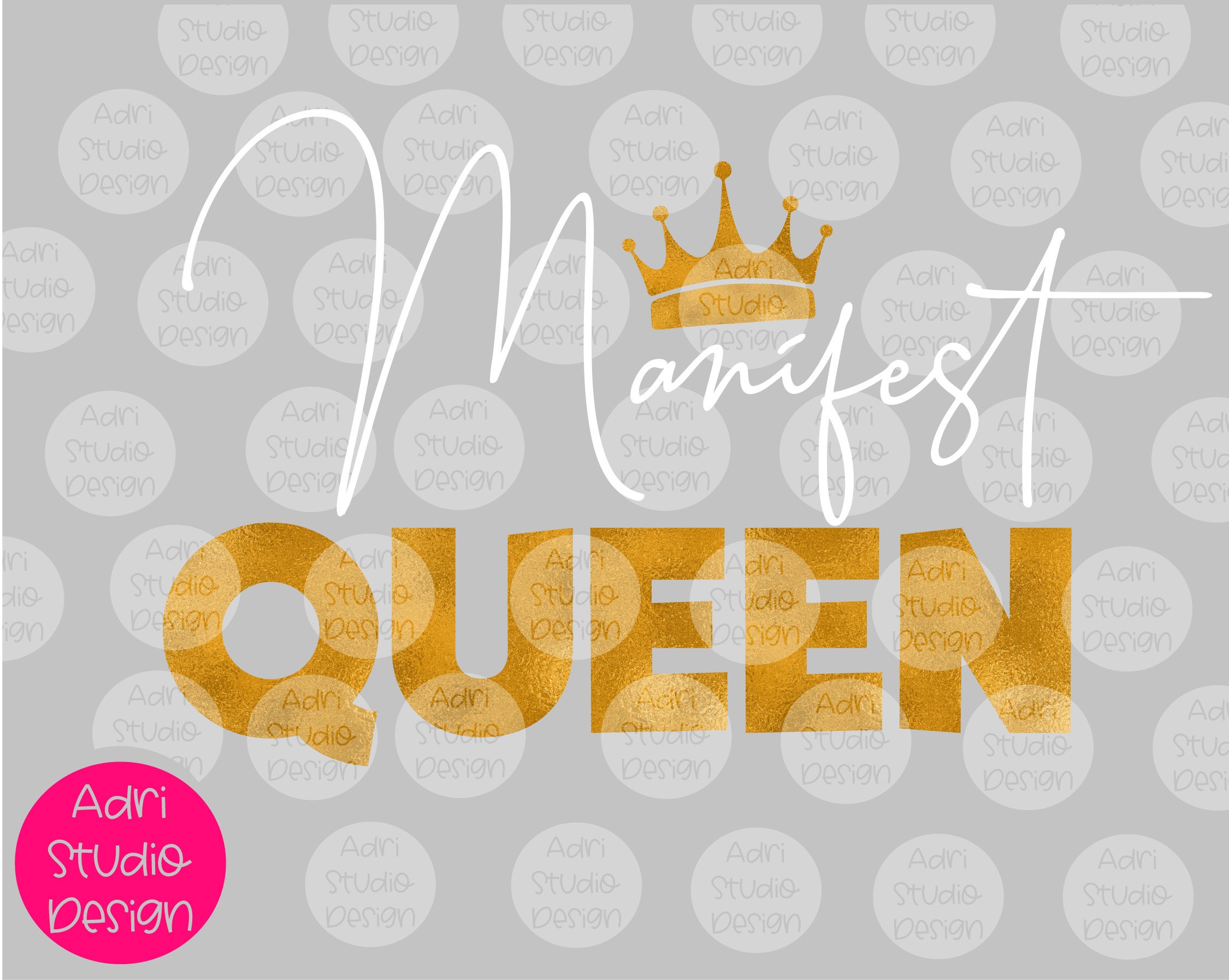 Manifest Queen Queen SVG Cut File Cut Files Queen SVG | Etsy