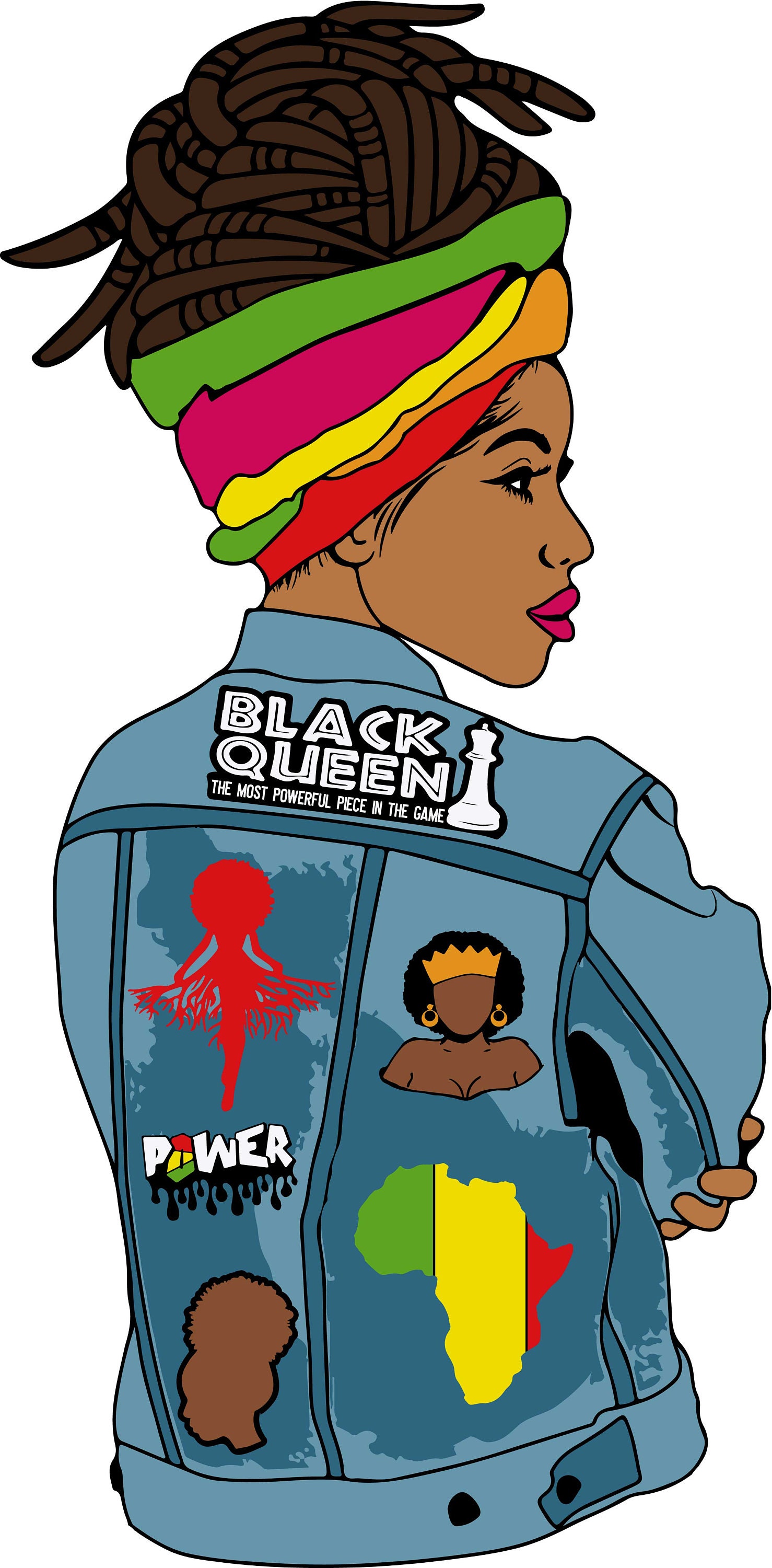 Black Queen the Most Powerful Piece in the Game Black Woman | Etsy