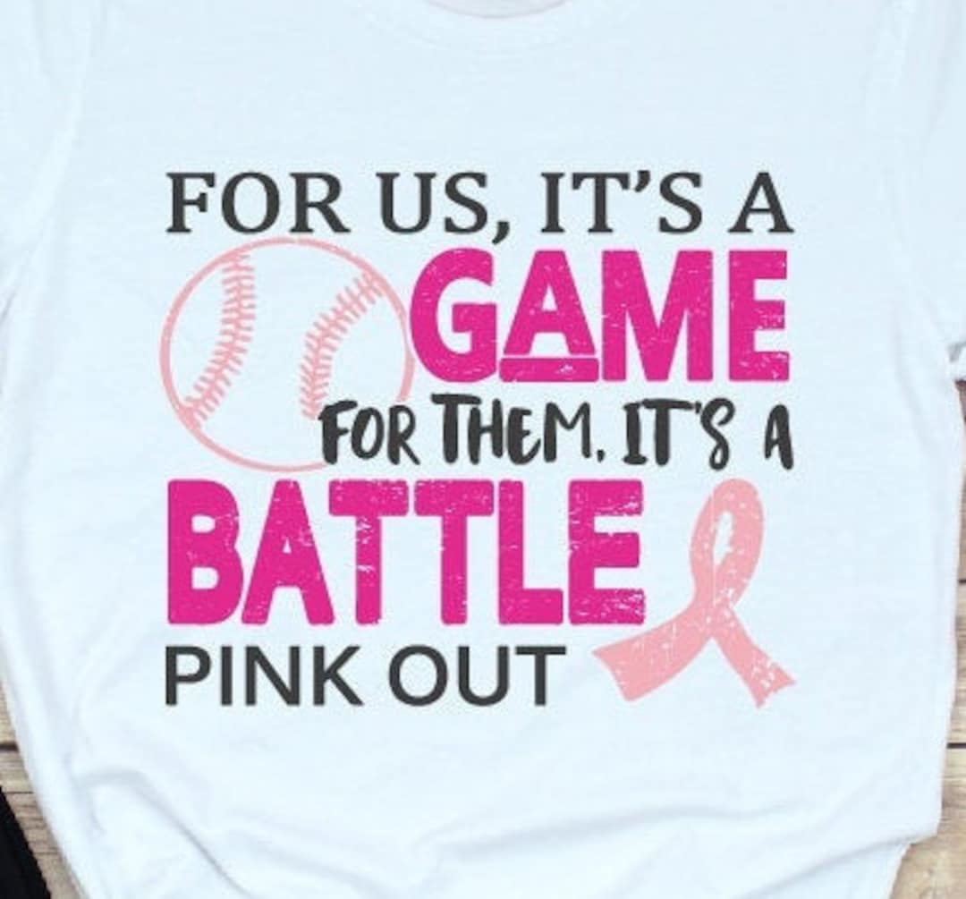 Breast Cancer Svg Tackle Cancer Svg Pink Ribbon Svg Softball Tackle ...