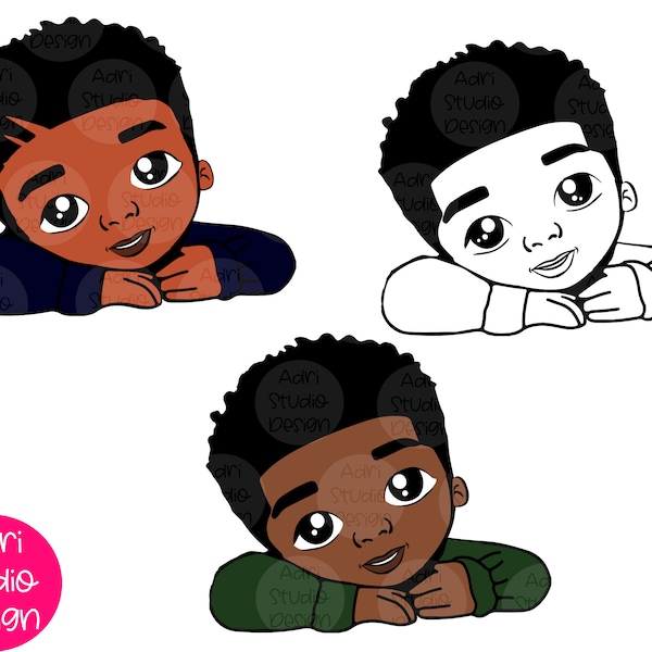 Black Boy Svg - Etsy