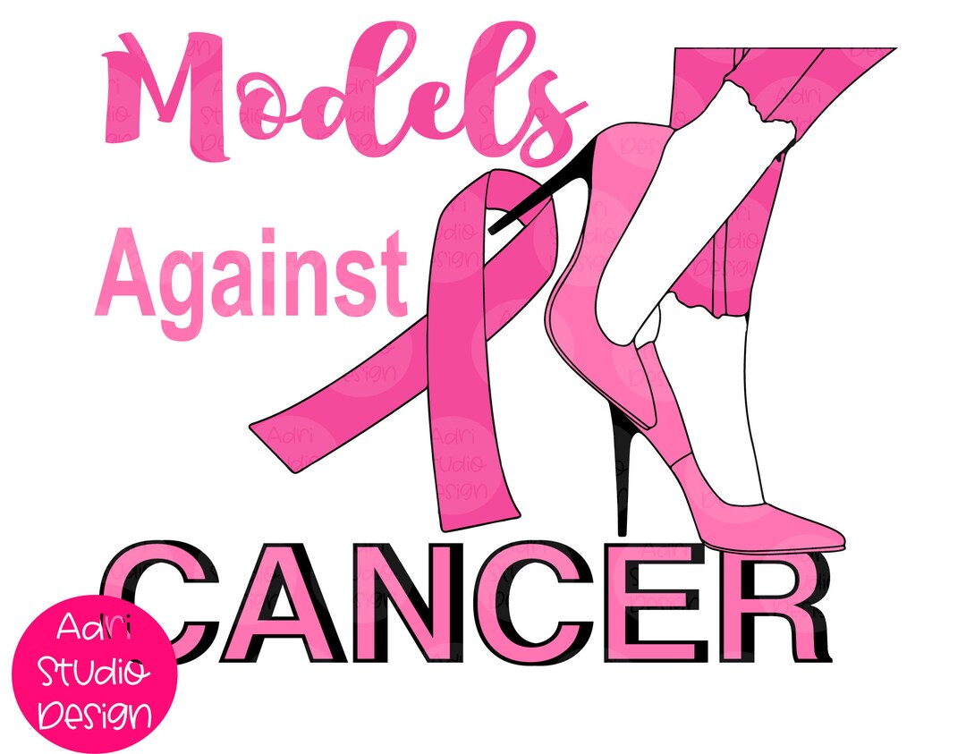 High Heels, Pink Ribbon Svg, Crush Cancer Svg African American Cancer ...
