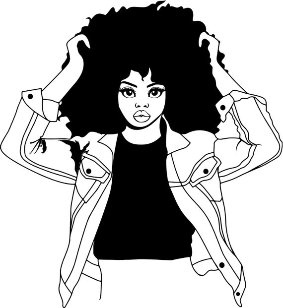 Digital Art And Collectibles Black Power Black Queen Svg Afro Queen Black