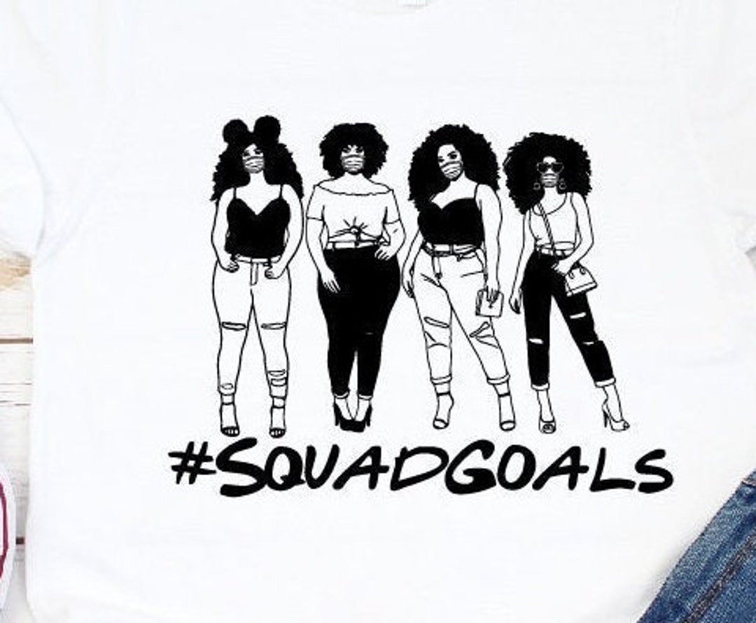 Black Sistas Queen Melanin African American Women, Black Woman Svg ...