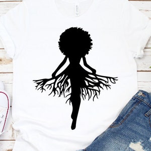 Afro Roots SVG Queen Clipart African American Png Dxf Eps Remember Your ...