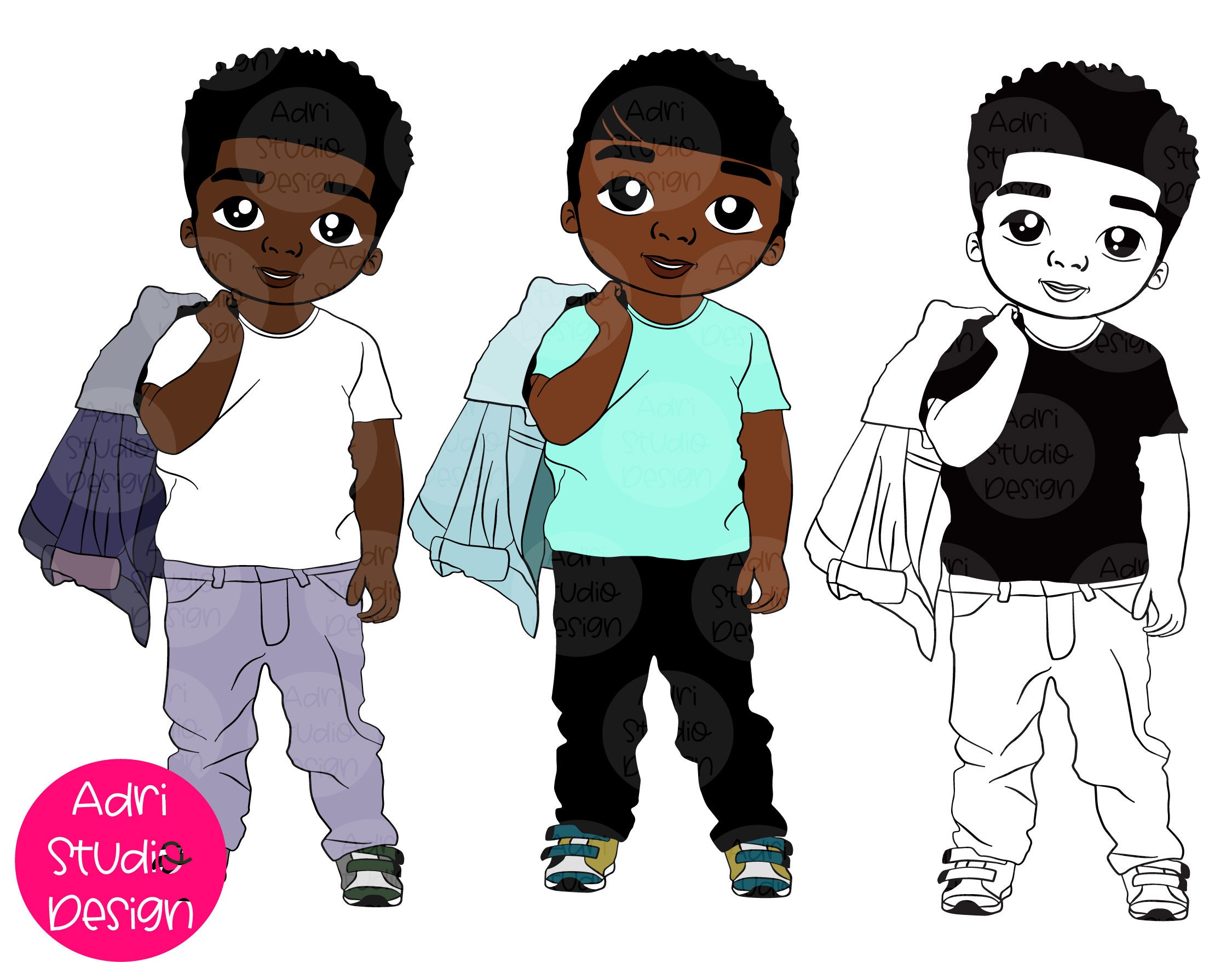 Cute Black African American Kids Svg Dxf Eps Png, Peek a Boo Svg Bundle ...