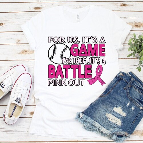 Breast Cancer Svg Tackle Cancer Svg Pink Ribbon Svg Softball - Etsy