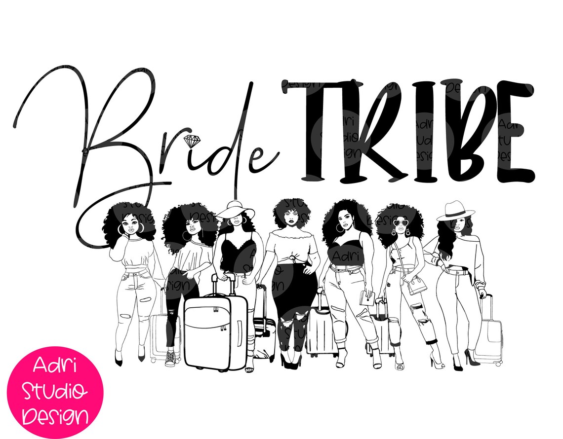 Bride Tribe SVG Bride Svg Bridal Party Svg Wedding Svg | Etsy