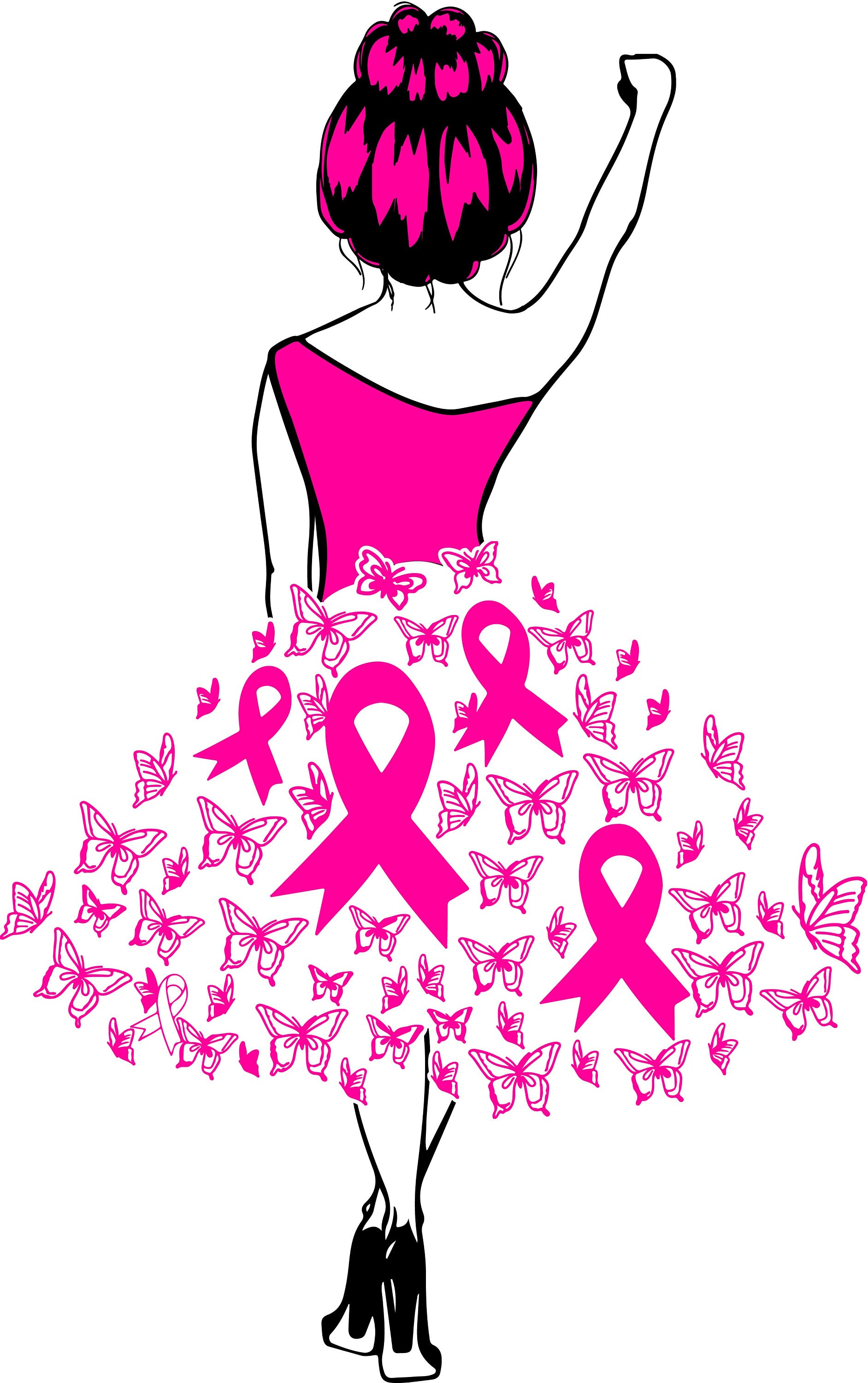 Survivor Svg, Pink Ribbon Svg, Queen Clipart African American Png Dxf ...