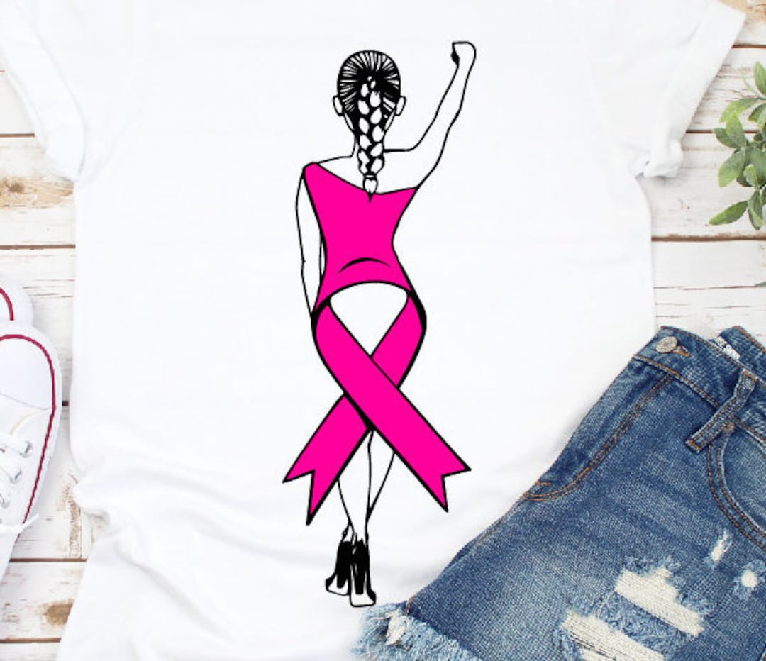 Survivor Svg, Pink Ribbon Svg, Queen Clipart African American Png Dxf ...
