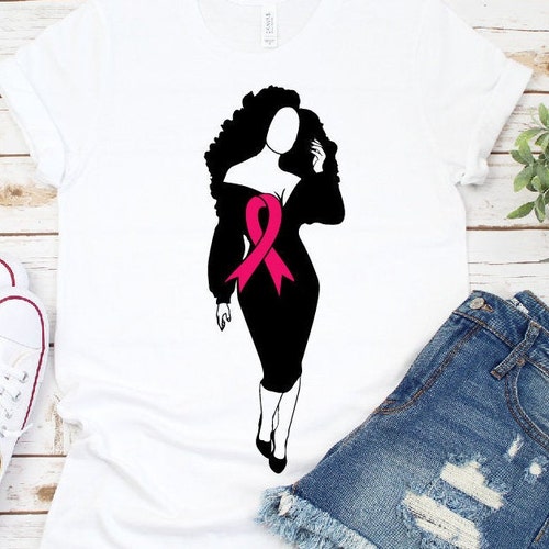 Survivor Svg African American Svg Pink Ribbon Svg African - Etsy