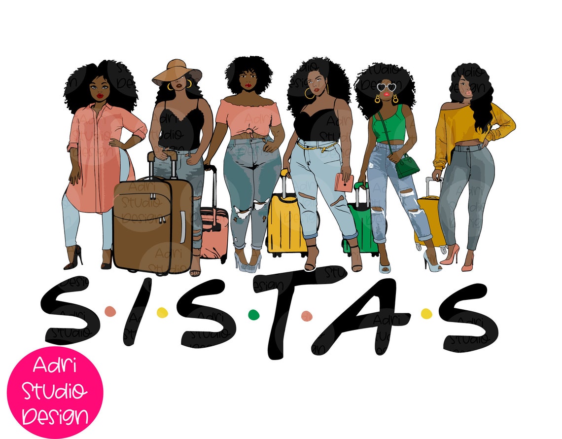 Black Sistas Queen Melanin African American Women Black Woman - Etsy